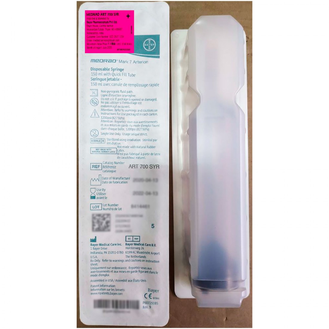 Kit Mark VII Arterion 150 ML ART 700 SYR