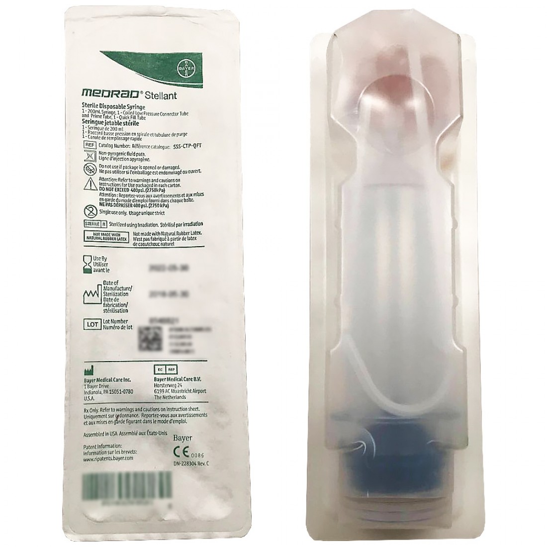 Jeringa Tri Pack SSS-CTP-QFT